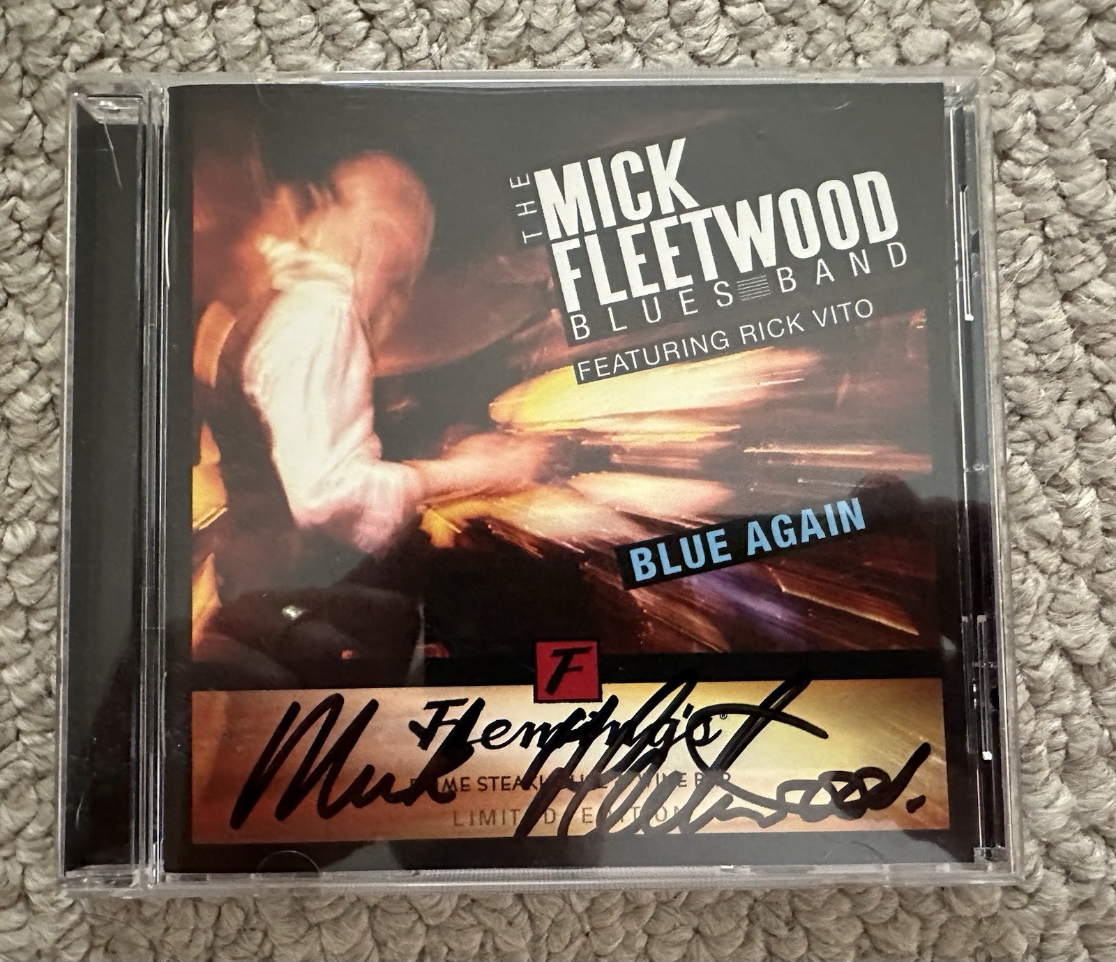Mick Fleetwood Band/Fleetwood Mac Signed CD-Rare for Sale ...